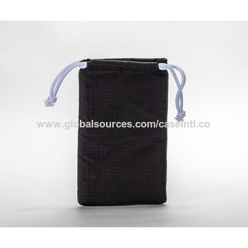 China Soft Eyeglass Drawstring Pouch Oxford Portable Sunglasses Pouch ...