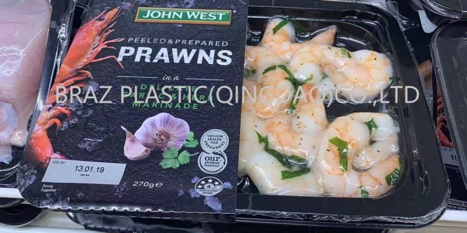 Seafood Vacuum Skin Packaging Trays, Food Grade Plastic Food Trays ...