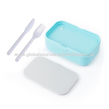 China Easy to pack lunch boxes set with soup jar drawstring lunch bag ...