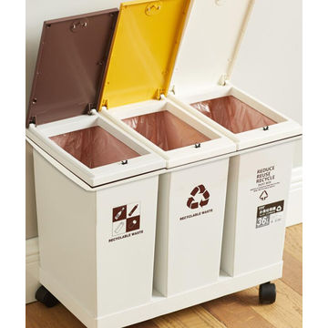 China High Quality Household Indoor 3 Compartment Recycle Plastic ...