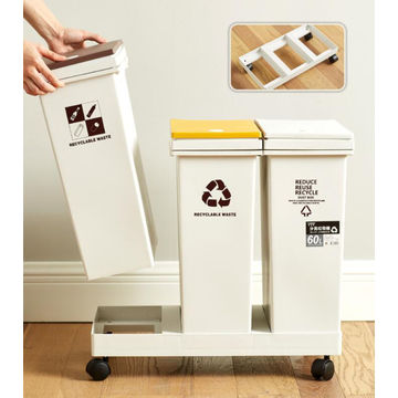 China High Quality Household Indoor 3 Compartment Recycle Plastic ...