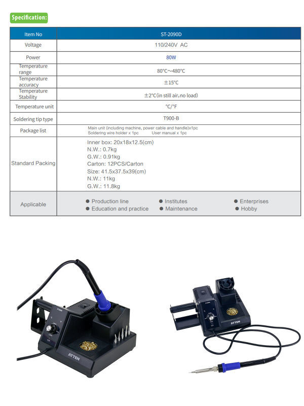 China Soldering station Multi-function constant variable temperature ...