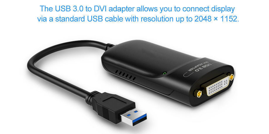 China USB 3.0 to Displayport Adapter for Laptop/PC Support DVI VGA ...