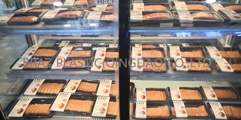 Silver new type Plastic plate container eco-friendly VSP vacuum skin ...