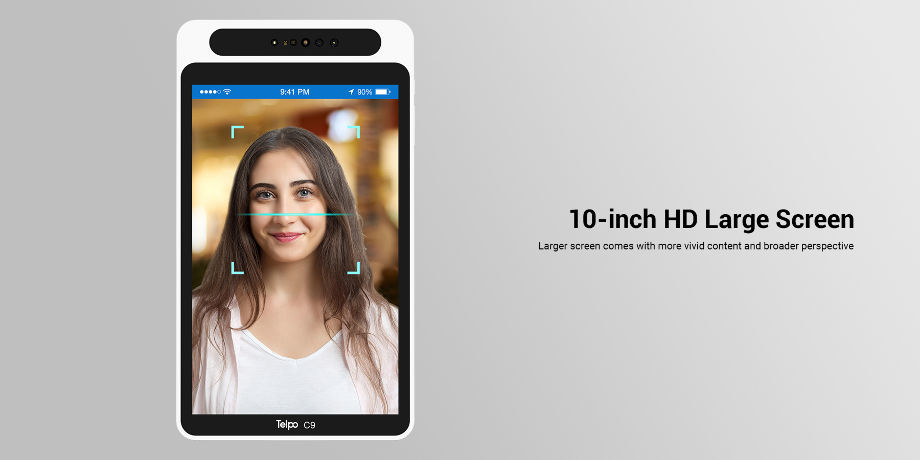 China Alipay Partner 10-inch touch screen biometric face recognition ...