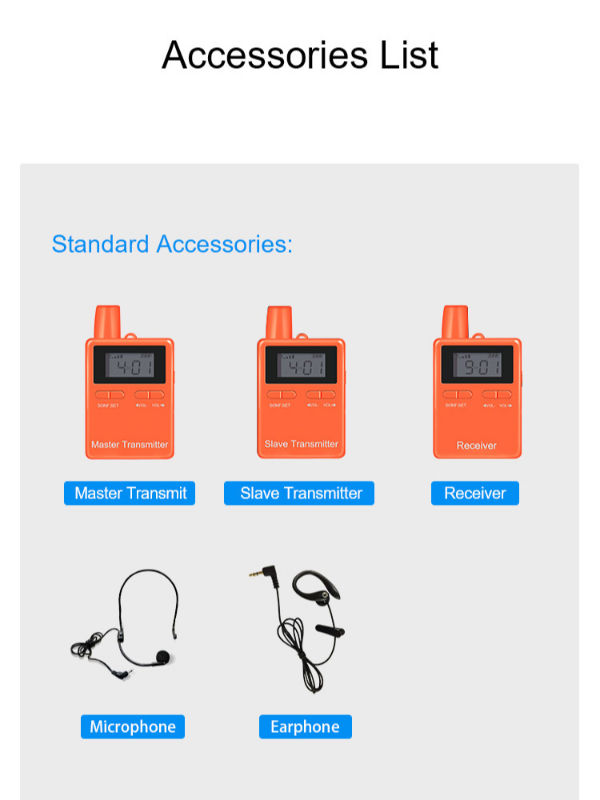 China Two-way Mode Wireless Smart Audio Guide System For Conference ...