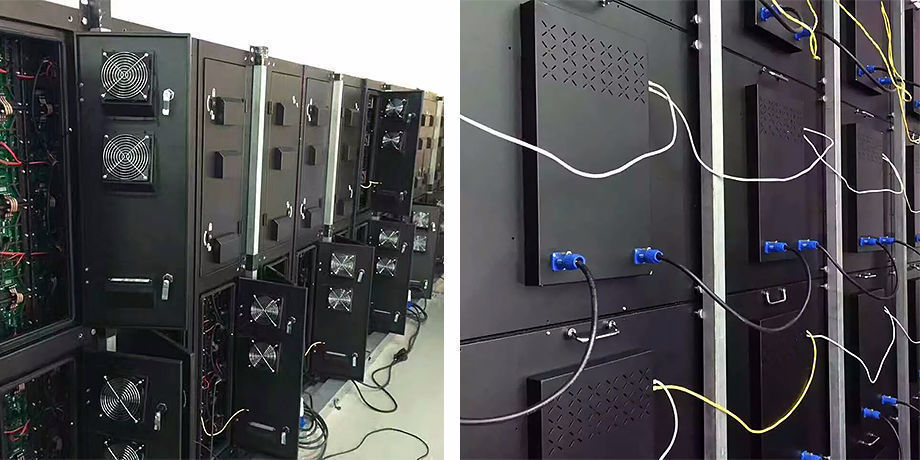 380W energy saving low power LED display screen panel P10 SMD Outdoor ...