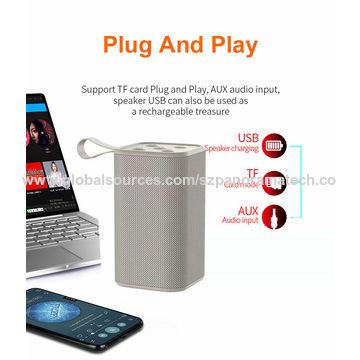 China CE/ROHS Portable 5W Fabric mini Bluetooth Speaker wireless TWS ...