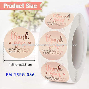 China Thank You Sticker, Personalized Sticker Labels, Cosmetic labels ...