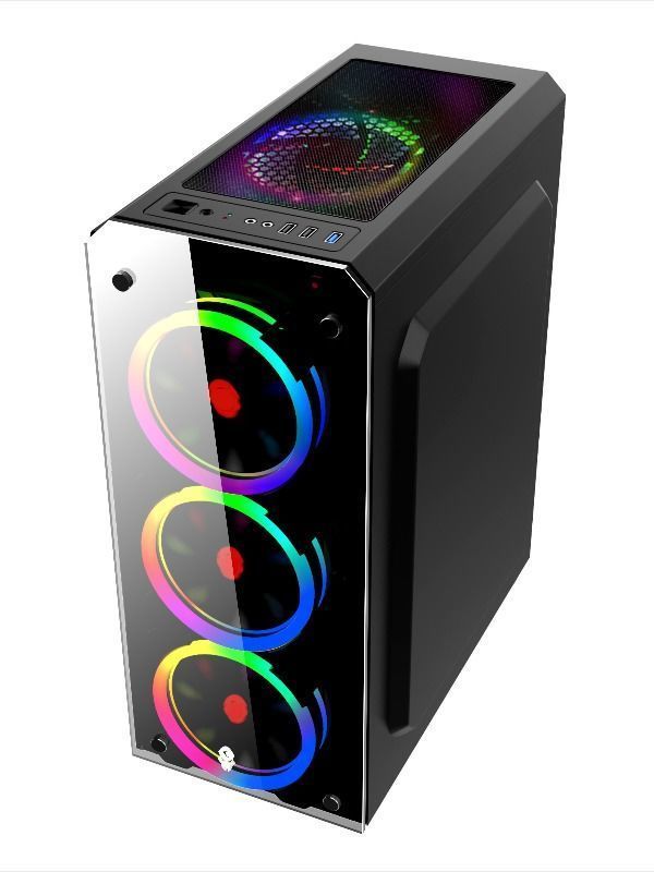 Computer case All in one atx power supply combo with rgb fans, RGB ...