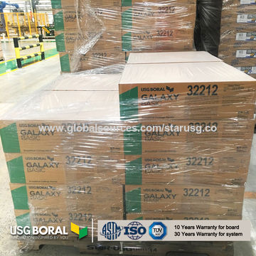 China USG Boral SLT edge 14mm mineral fiber ceiling tiles 600x600mm on ...