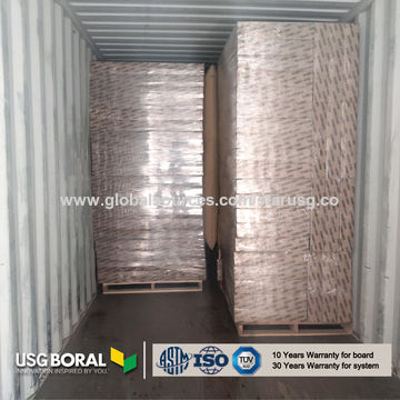 China USG Boral SLT edge 14mm mineral fiber ceiling tiles 600x600mm on ...