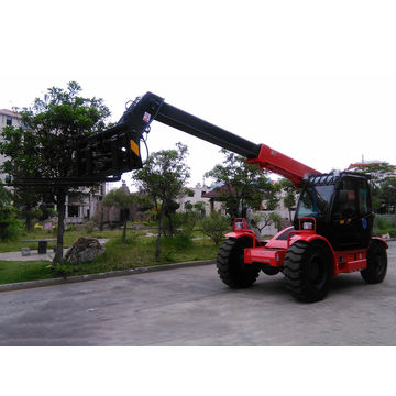 China Construction Machinery 4X4 Telehandler 4 ton Telescopic Forklift ...