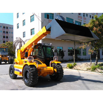 China Construction Machinery 4X4 Telehandler 4 ton Telescopic Forklift ...