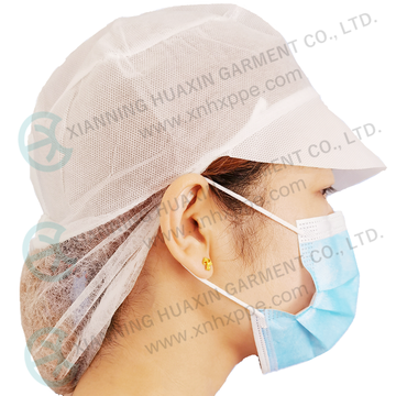 China Food pharmaceutical industrial use PP hair net working cap on ...