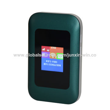 China Portable 4G LTE wifi hotspot router, LCD screen 4G LTE wireless ...