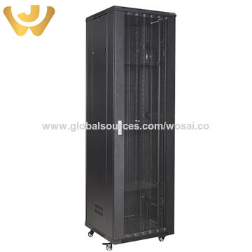 China 42U floor standing type glass door server rack on Global Sources ...