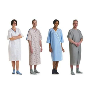 China Unisex cotton patient gown hospital uniform pregnant wear ...