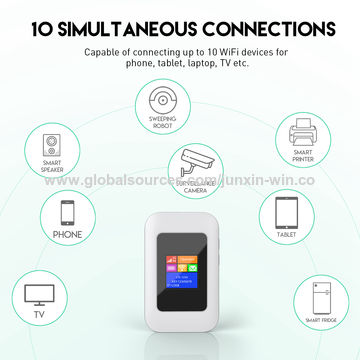 China 4G mobile mifi router with sim card, Pocket CAT4 4G LTE WiFi ...