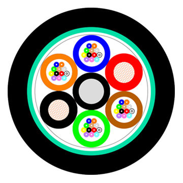China Armore Hybrid Optical and Electrical GDTS optic fiber cable ...