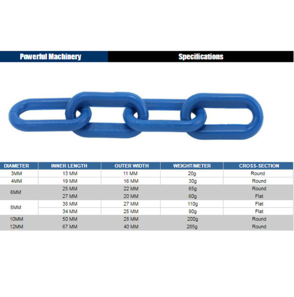 China PE Plastic Recyclable Plastic Chain on Global Sources,Decorative ...