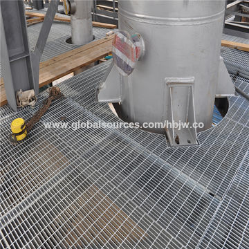 China Steel bar grating, light duty, 305/40/100G, tooth surface ...