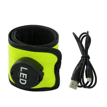 China LED Armband USB Rechargeable LED Running Armband Light High ...