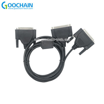 China DB44 Male to Serial DB25 Male 2 Way Splitter Cable DB44-to-DB25 ...