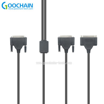 China DB44 Male to Serial DB25 Male 2 Way Splitter Cable DB44-to-DB25 ...