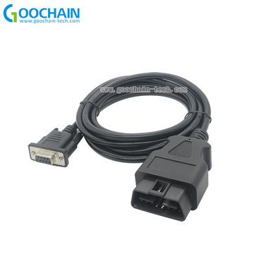 China RS232 D-Sub DB09 POS Female to OBD-II Male Cable, OBD Vehicle Car ...