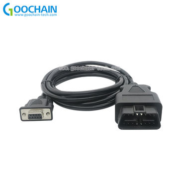 China RS232 D-Sub DB09 POS Female to OBD-II Male Cable, OBD Vehicle Car ...