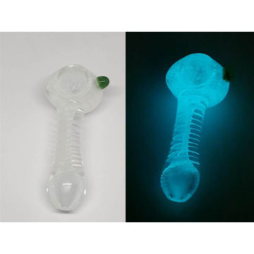 China Hot selling glow in the dark glass pipes on Global Sources,the ...