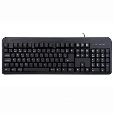 China Full Size USB Wired Multimedia Keyboard with 115/116 Keys on ...