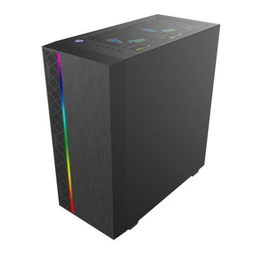 China Front plastic panel atx horizontal full tower computer case on ...