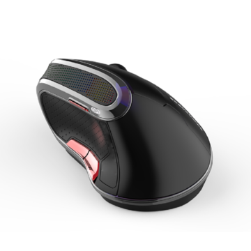 China 2.4G+BT5.1+RGB light Rechargeable mouse The Mouse can swing on ...