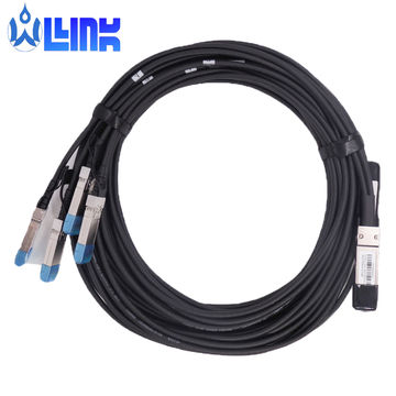China (10ft) 40G QSFP+ to 4x10G SFP+ Passive Direct Attach Copper ...