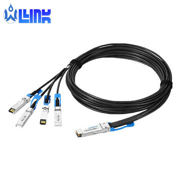 China (10ft) 40G QSFP+ to 4x10G SFP+ Passive Direct Attach Copper ...