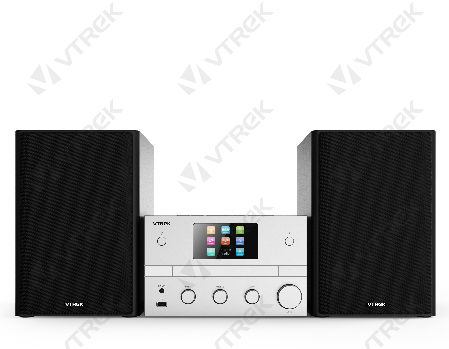 China CD Micro Hi-Fi System with Bluetooth Streaming, USB Playback & 3 ...