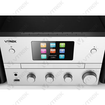 China CD Micro Hi-Fi System with Bluetooth Streaming, USB Playback & 3 ...