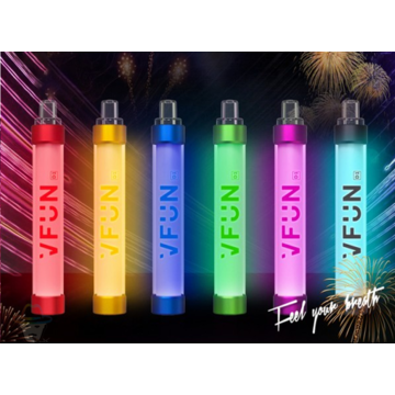 China 7 color led flash 1000 puffs disposable vape Electronic ...