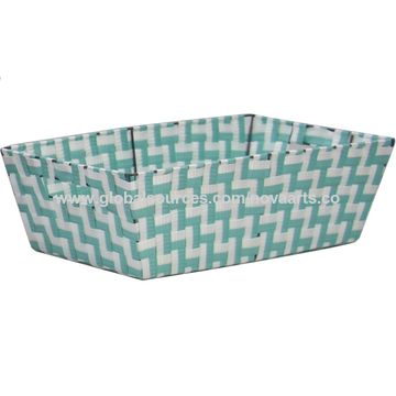 China Nylon Webbing Woven Storage Basket on Global Sources,Nylon Basket ...