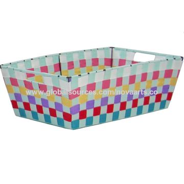 China Nylon Webbing Woven Storage Basket on Global Sources,Nylon Basket ...