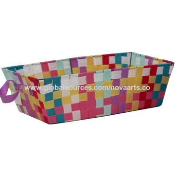 China Nylon Webbing Woven Storage Basket on Global Sources,Nylon Basket ...