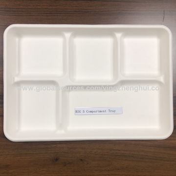 China Food packaging trays, paper tray, 5 Compartment Tray on Global ...