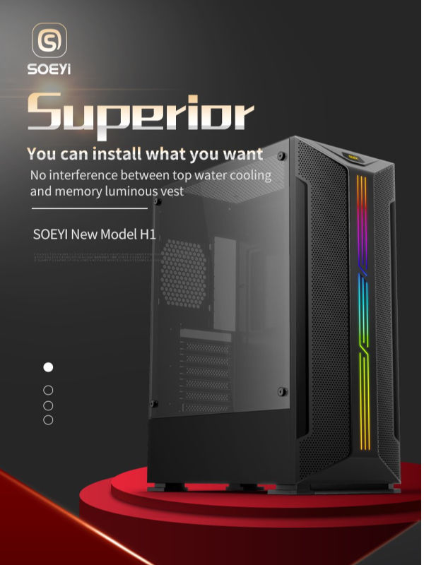 China Gaming PC Gabinete ATX/Micro ATX/ITX Desktop Mid Tower OEM ...