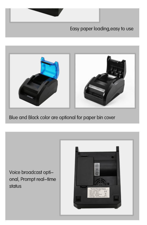 China 58mm pos Bluetooth Printer 2inch Thermal Receipt Pos Printer on ...