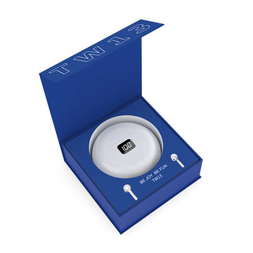 China Circular TWS Wireless Earbuds Digital Battery Display Exquisite ...