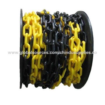 China Customize Caution chains in various colors and sizes,Made of ...