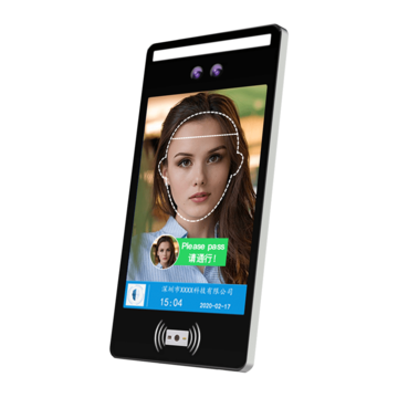 China 8 Inch QR Code RFID Card Face Attendance Machine Facial Recognition Access Control system ...