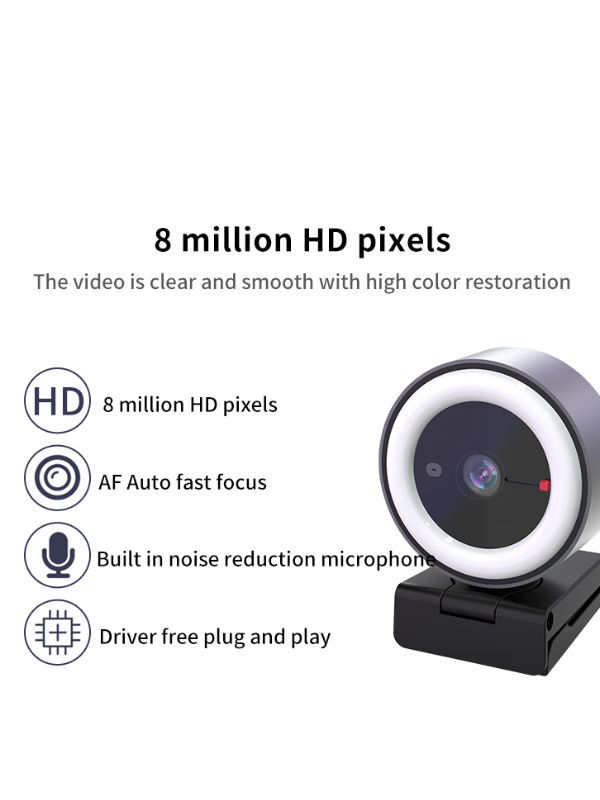 China Full HDPC Laptop Desktop Computer LED webcam camera 8mp USB ...